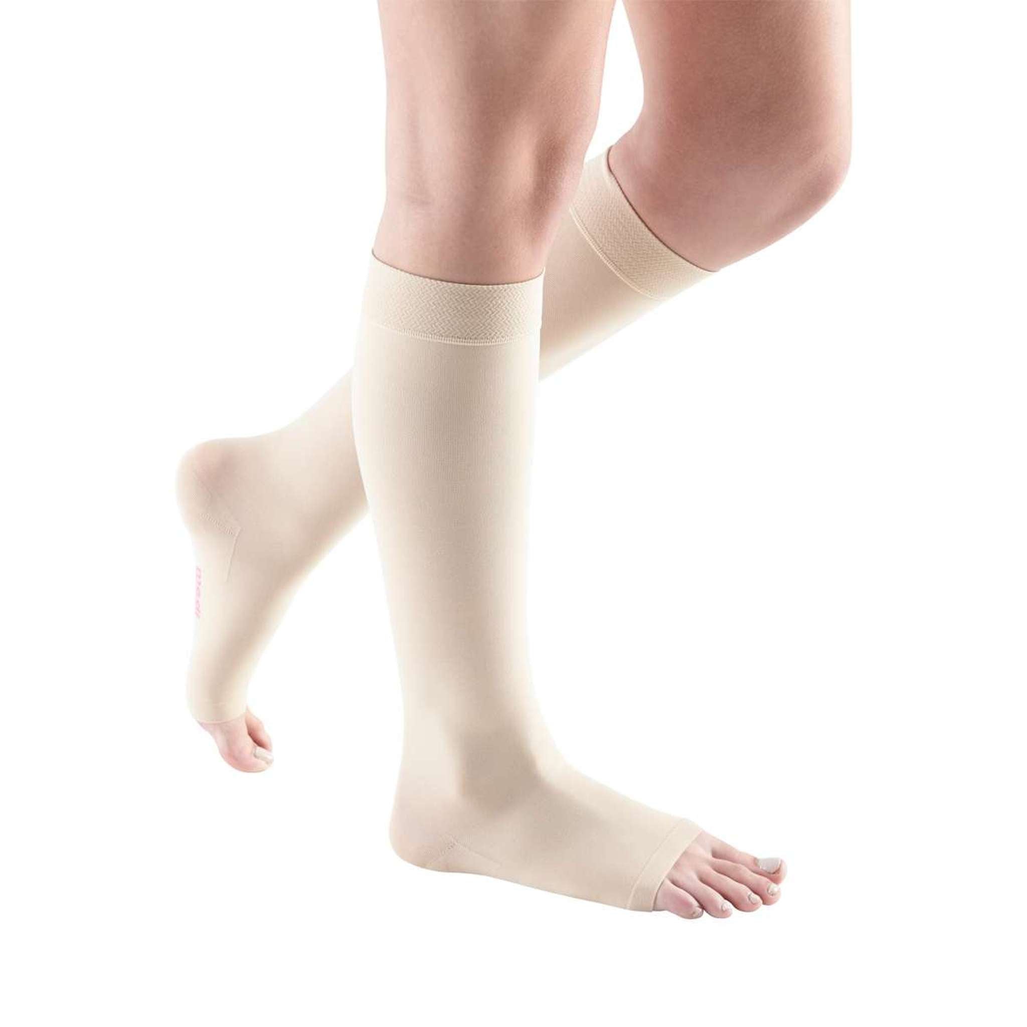 mediven comfort 20-30 mmHg Calf High Open Toe Compression Stockings ...